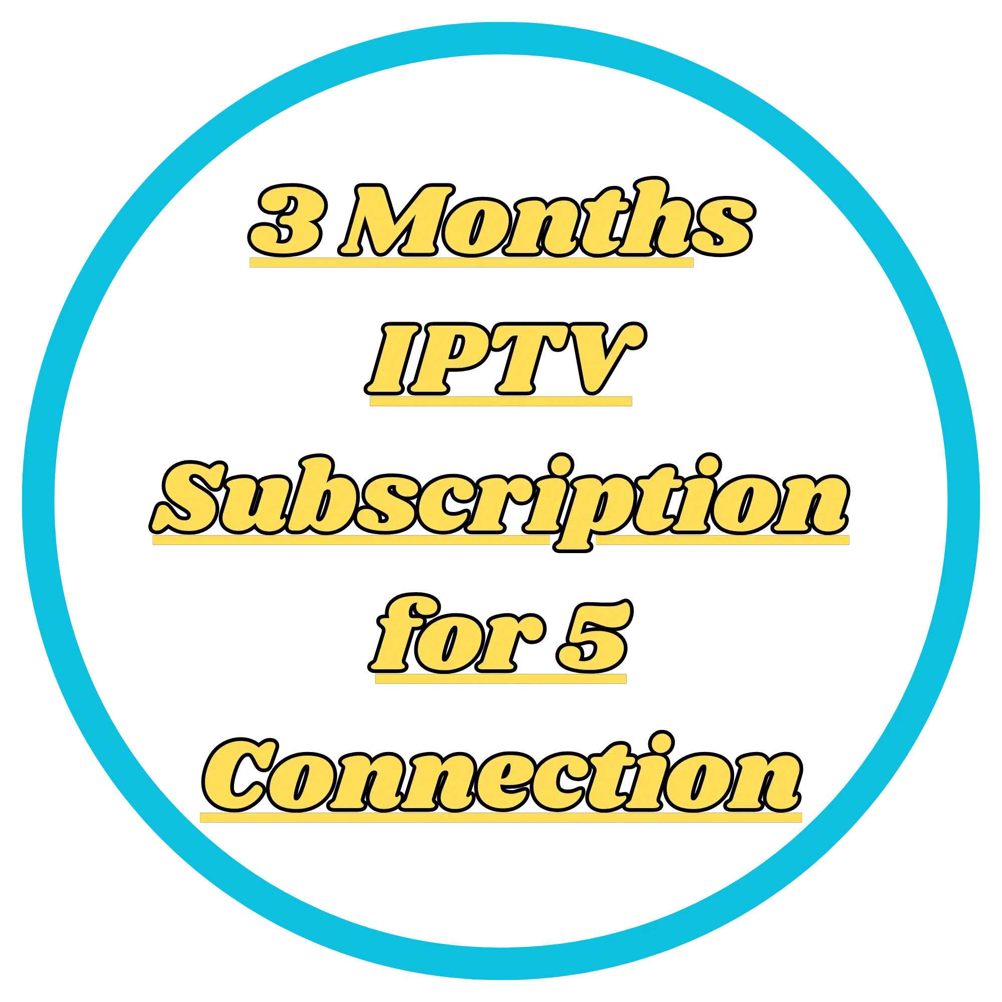 3 Months IPTV Subscription for 5 Connection - iptvdigi.com